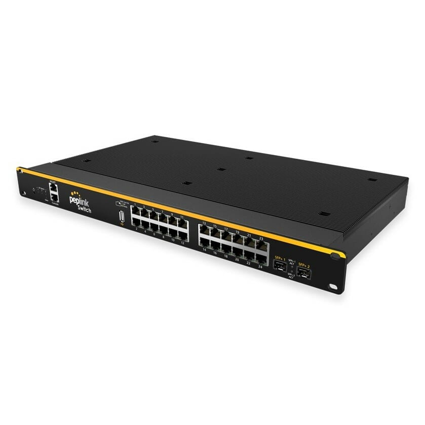 Peplink SD Switch 24-Port Rugged | FrontierUS