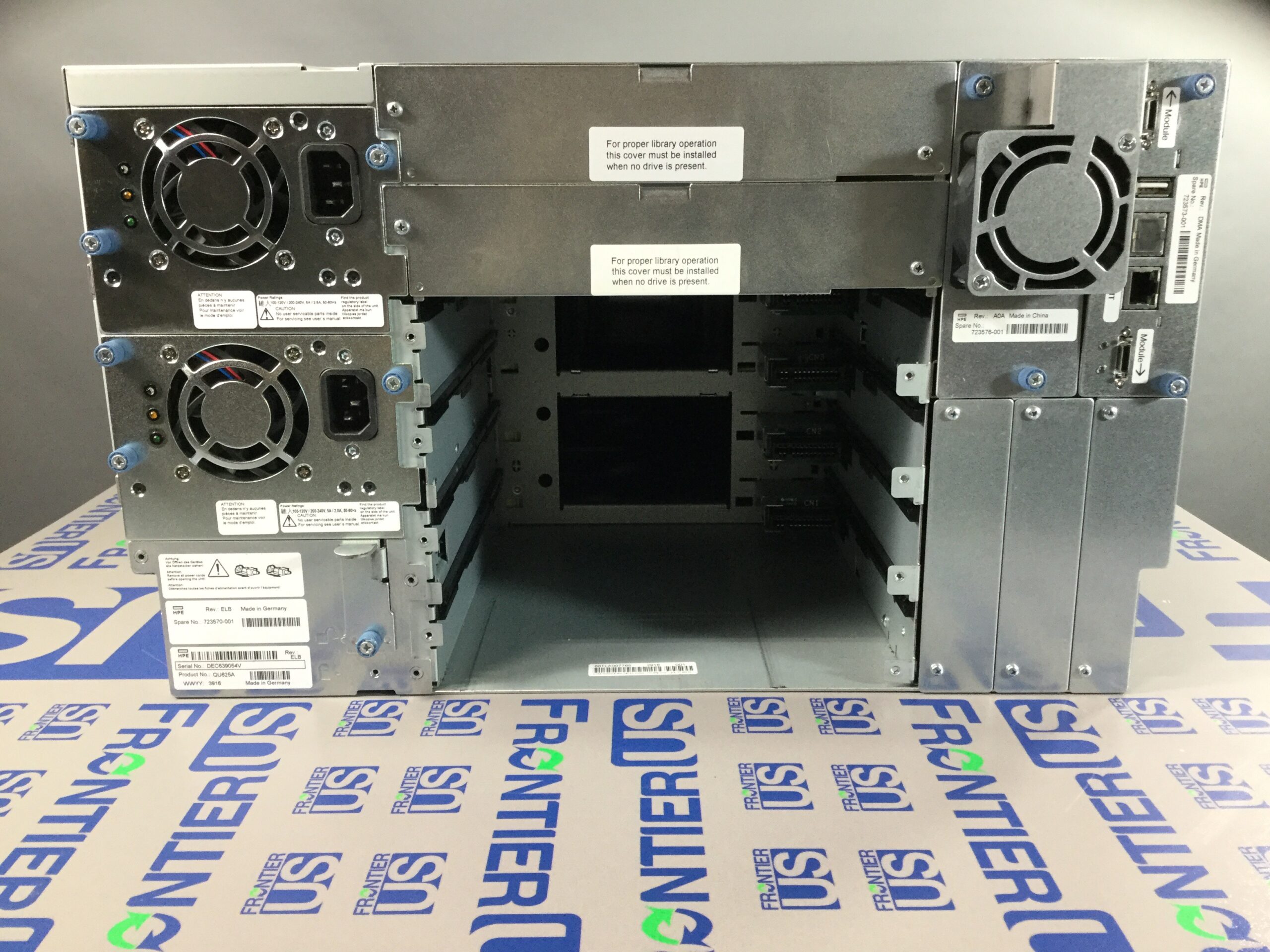 HPE QU625 StoreEver MSL6480 Scalable Base Module - Frontier